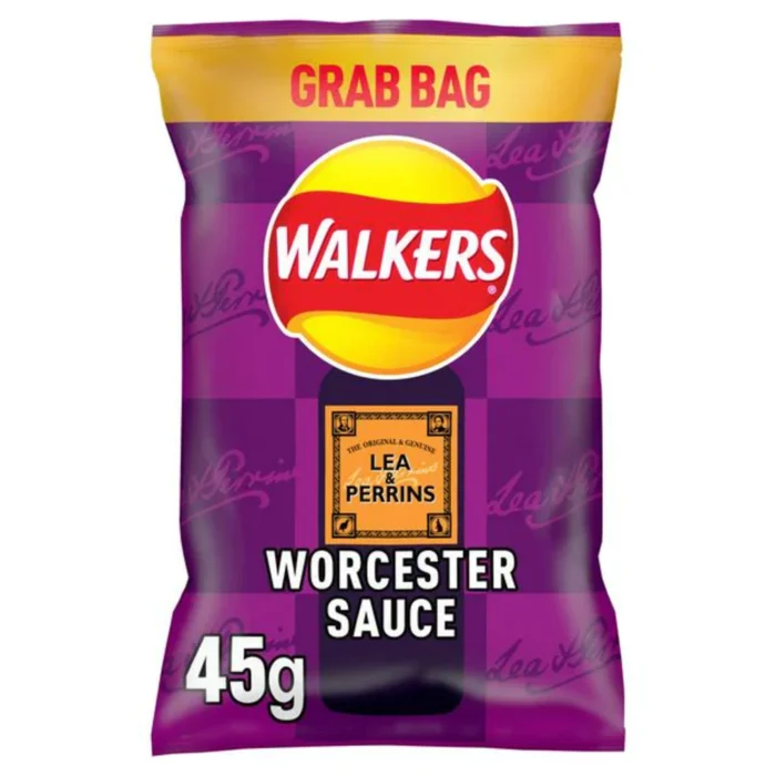 Walkers L&P Worcester Sauce Crisps 1.59oz (45g) - BRETT’S BILTONG